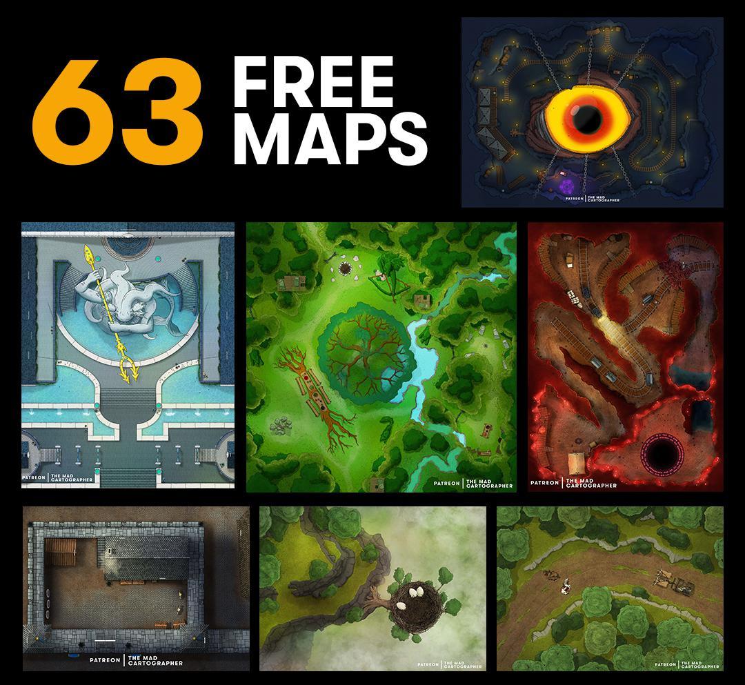 [battlemap] 63 Free Maps! | Scrolller