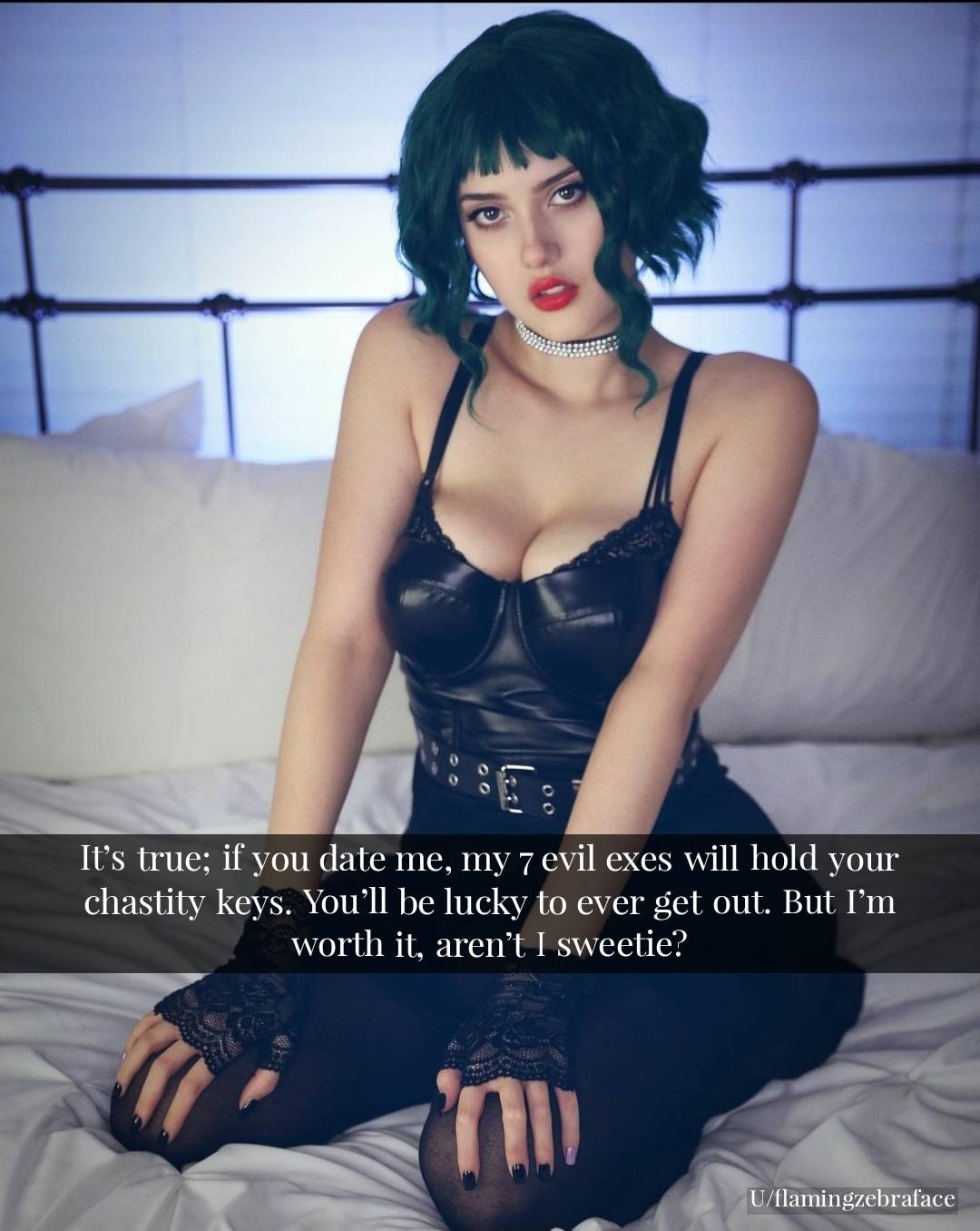 7 evil exes; 7 chastity keys | Scrolller