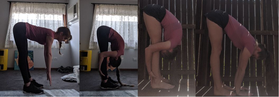 8 months progress update on hamstring flexibility. Thanks for the help r/flexibility! Feedback ...