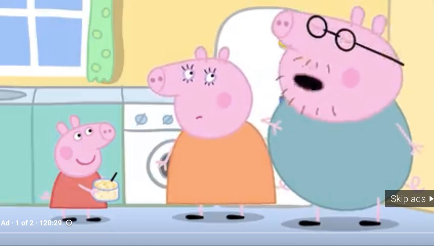 A 120 minute Peppa pig ad | Scrolller