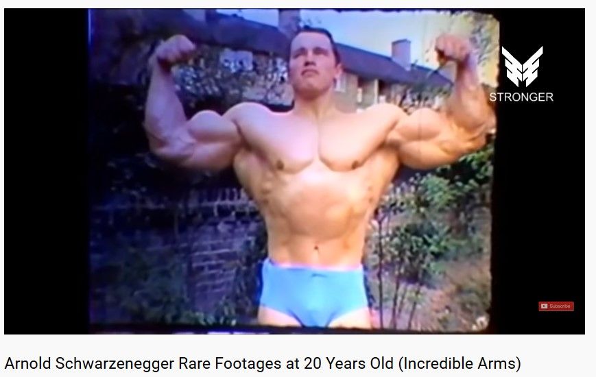 a 20 year old Arnold who grew up in a small Austrian vilalge | Scrolller