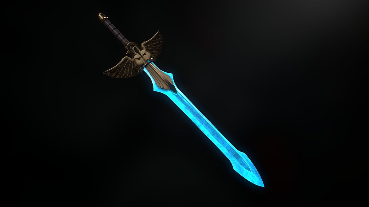 A 3D modelled Dark Angel power sword for a future animation project! | Scrolller
