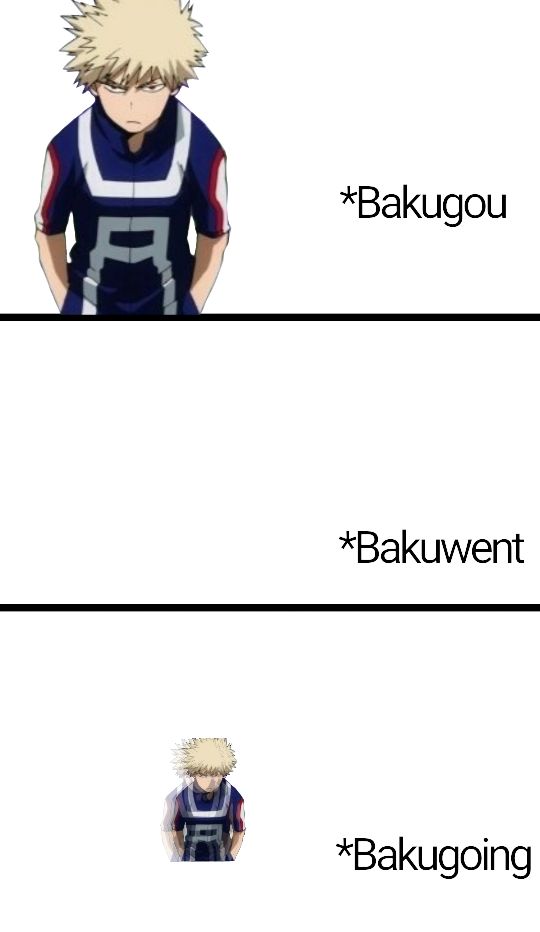A Bakugou pun😂 | Scrolller