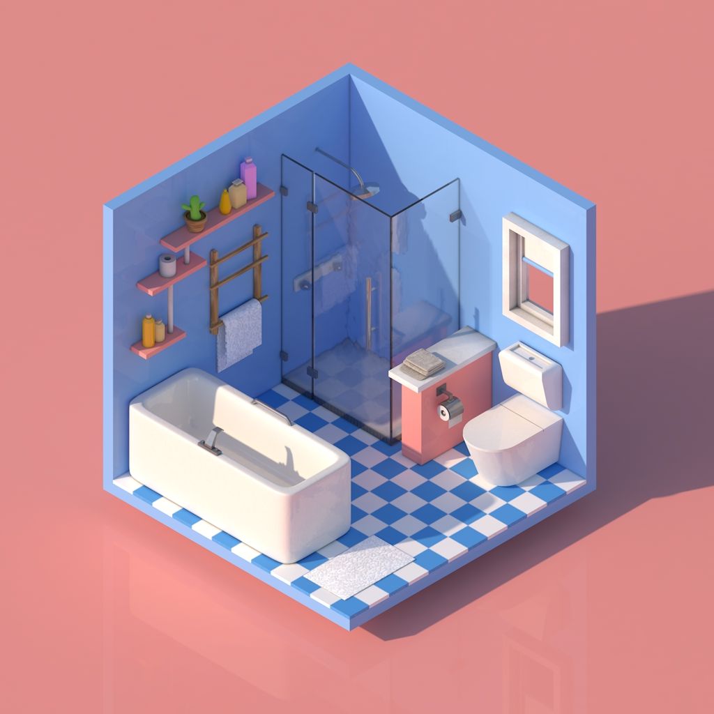 a beginer's try to a isometric room | Scrolller