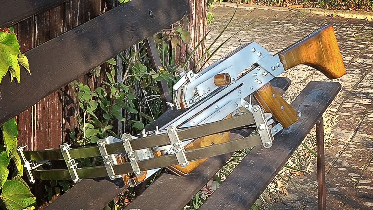 A BETTER homemade Crossbow | Scrolller