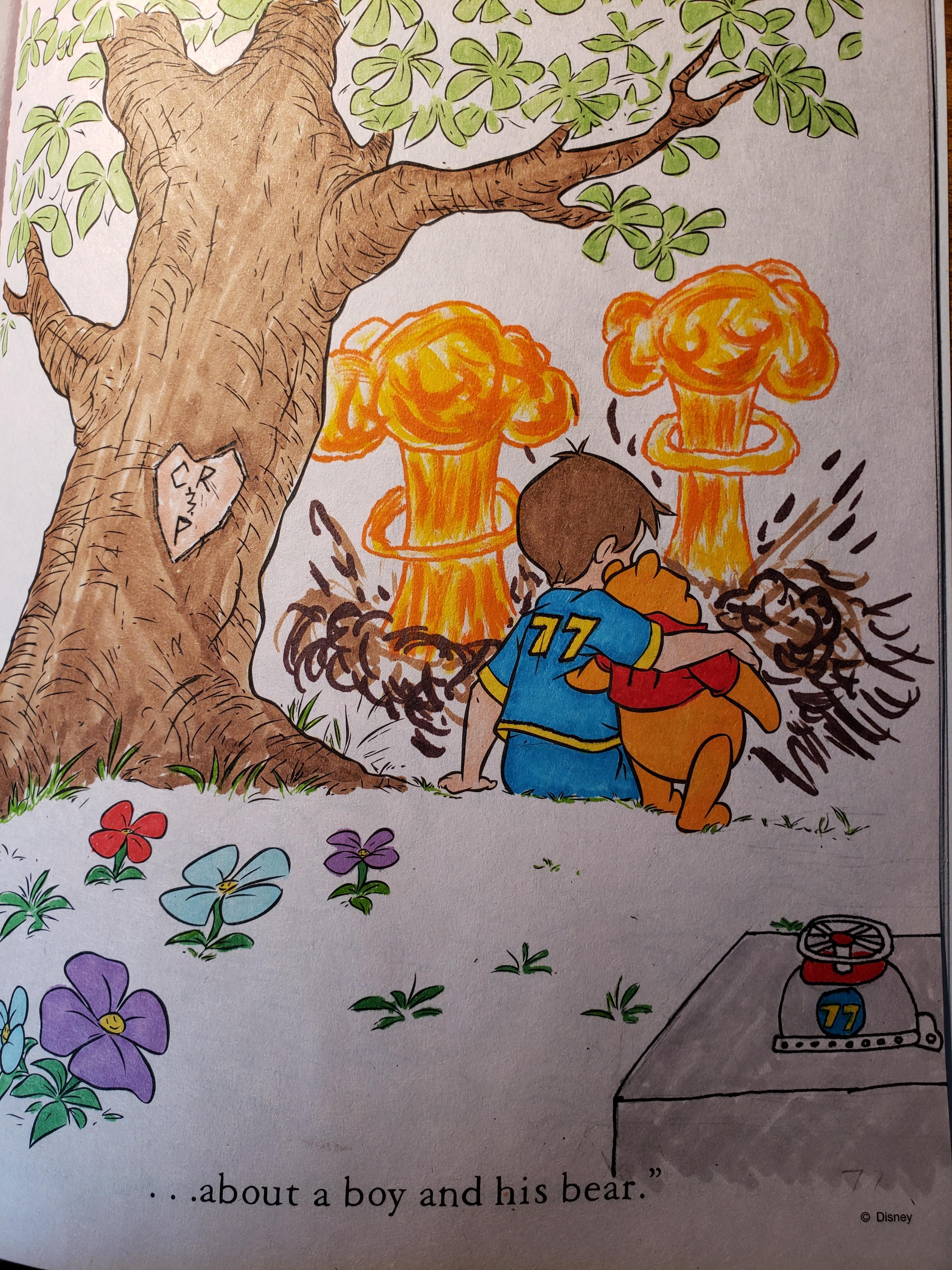 A boy and his bear with a little fallout | Scrolller