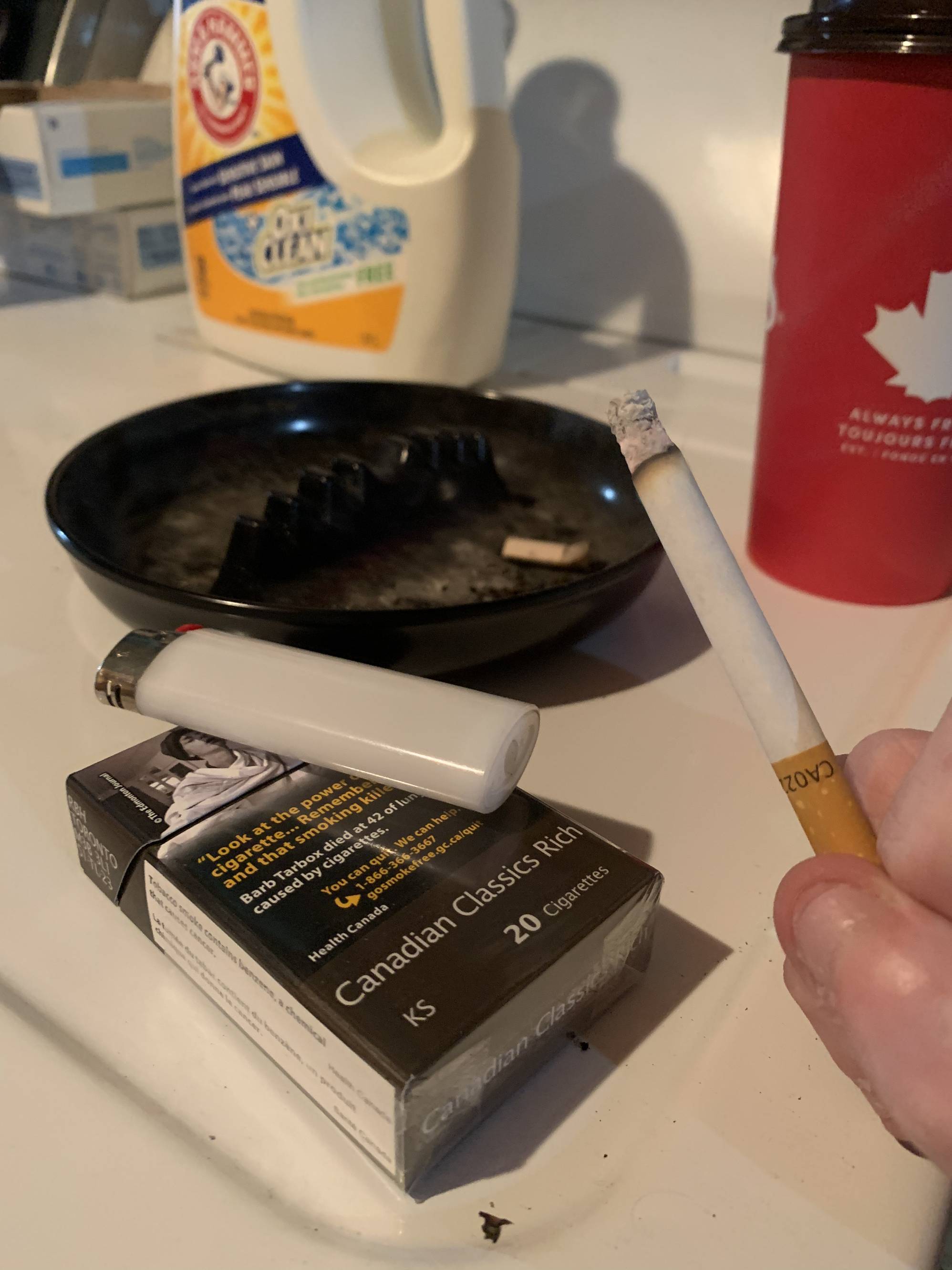 A cigarette after smoking a joint is a simple pleasure | Scrolller