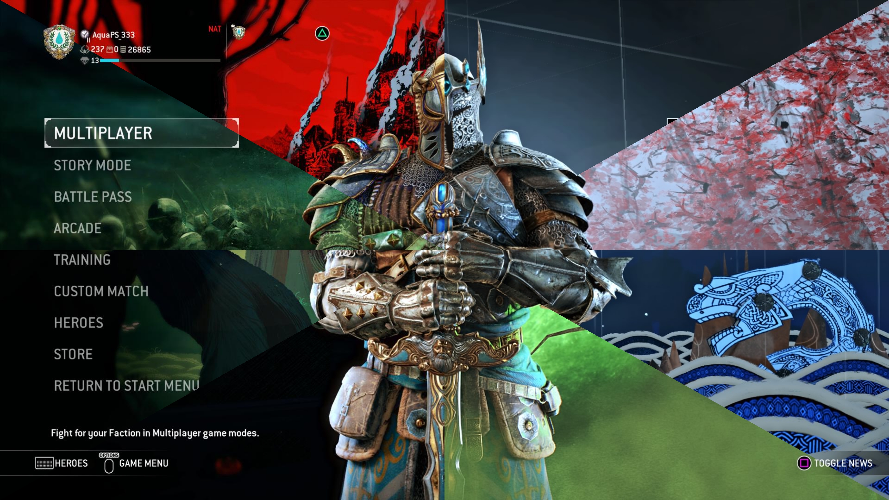 A collage of every time my Warden has appeared on the main menu | Scrolller
