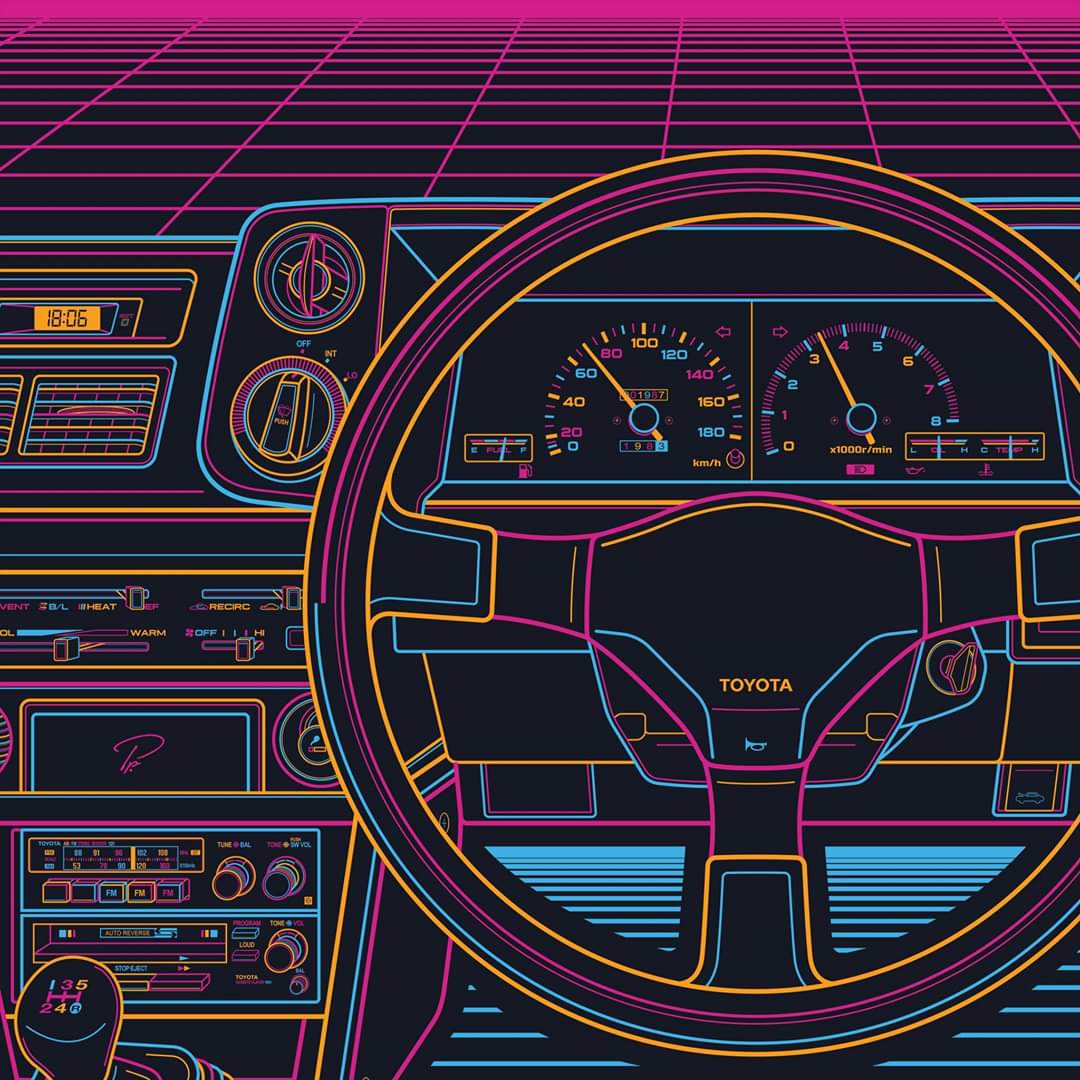 Toyota vaporwave | Scrolller