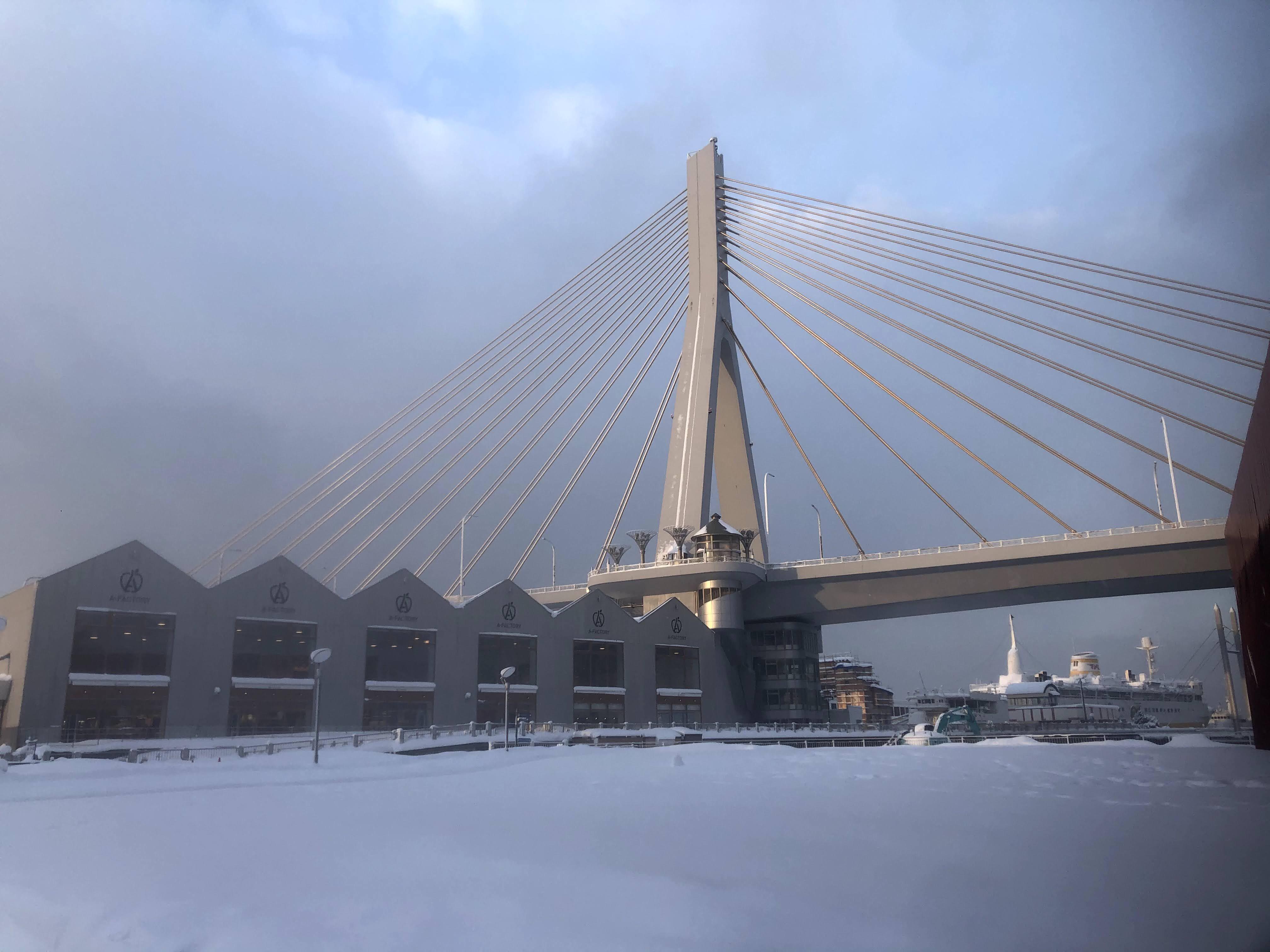 A-Factory and Aomori Bay Bridge, Aomori, Japan | Scrolller