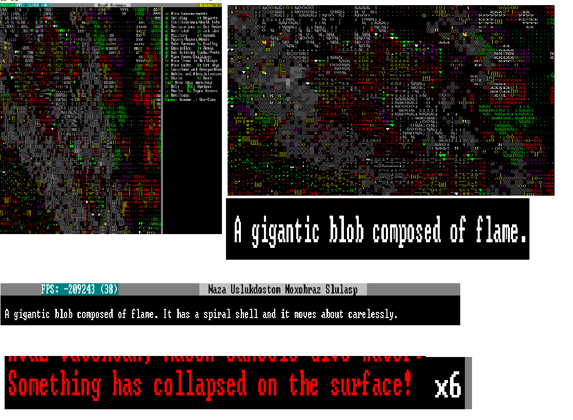 A gigantic blob composed of flame. | Scrolller