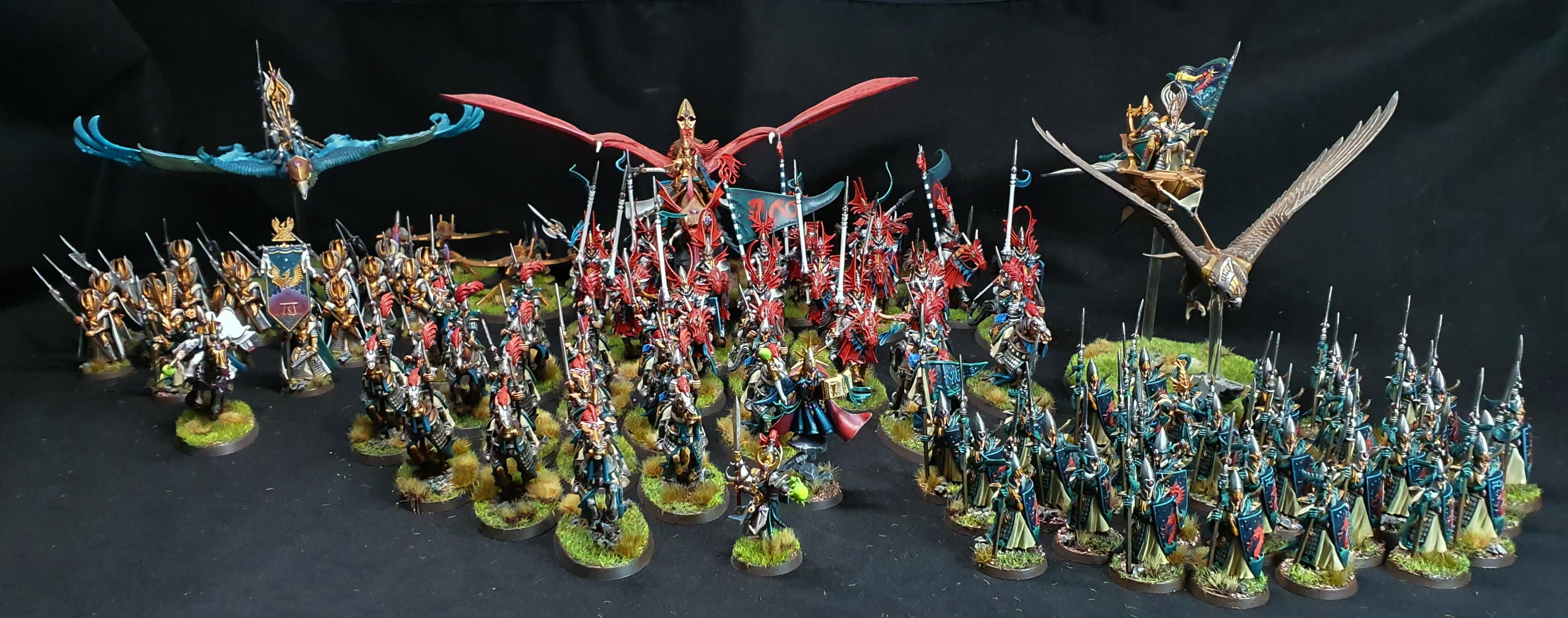 A High Elves commission that I've just finished, I thought some folks on here might like to see ...