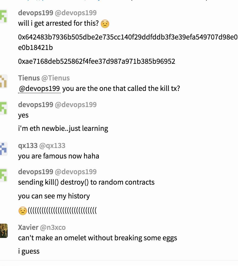 A kid just accidentally nuked $180m poking around Ethereum. | Scrolller