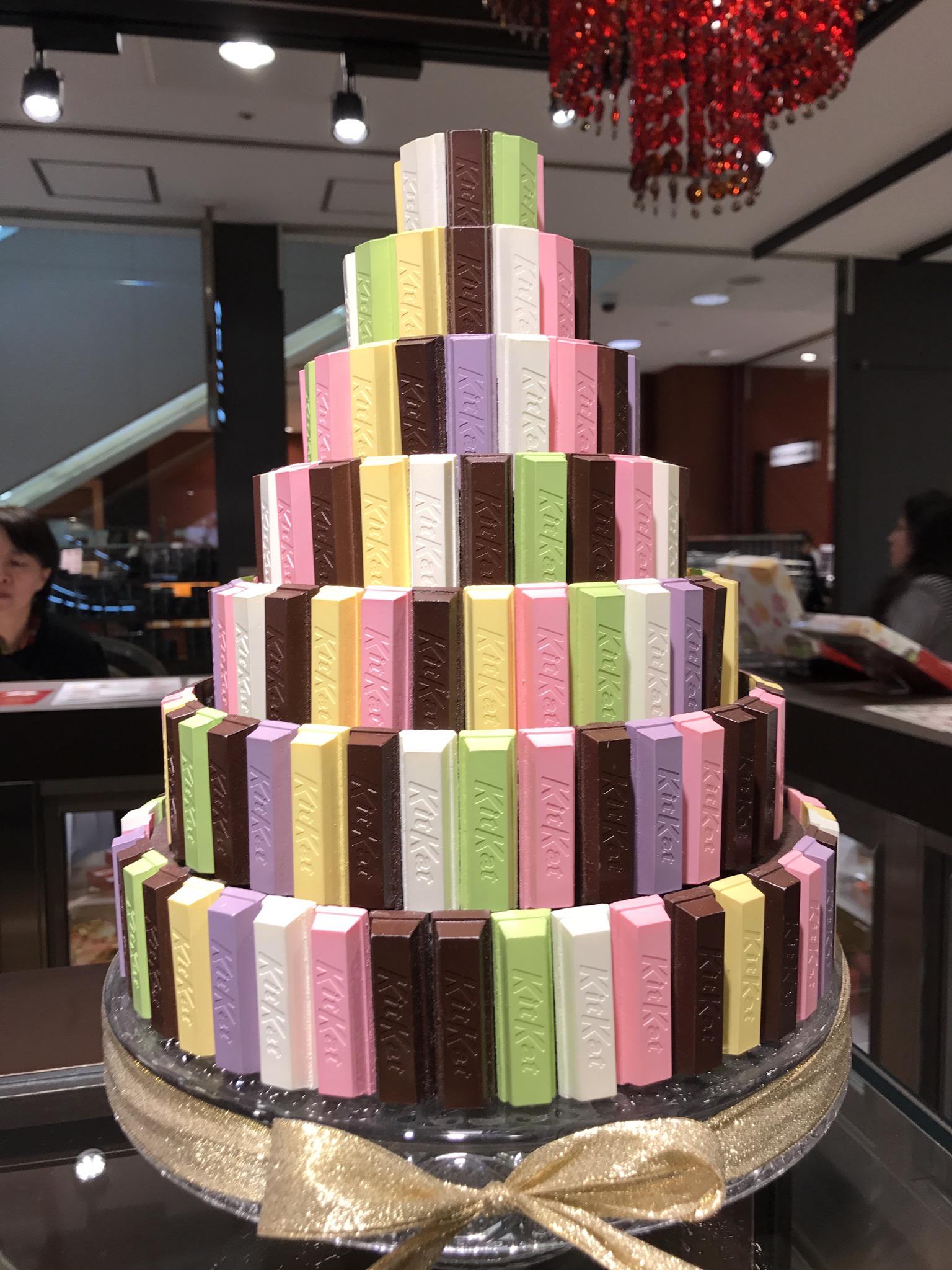 A Kit Kat tower in Tokyo. | Scrolller