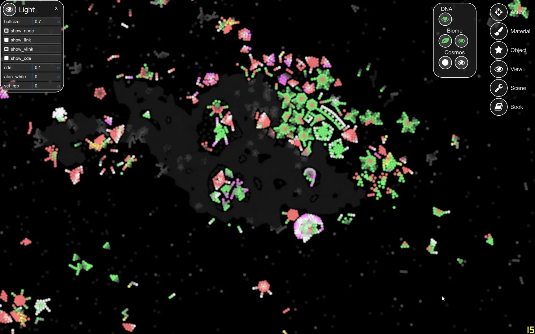 A-Life evolution experiments: fractal-based DNA lifeforms. GPGPU | Scrolller