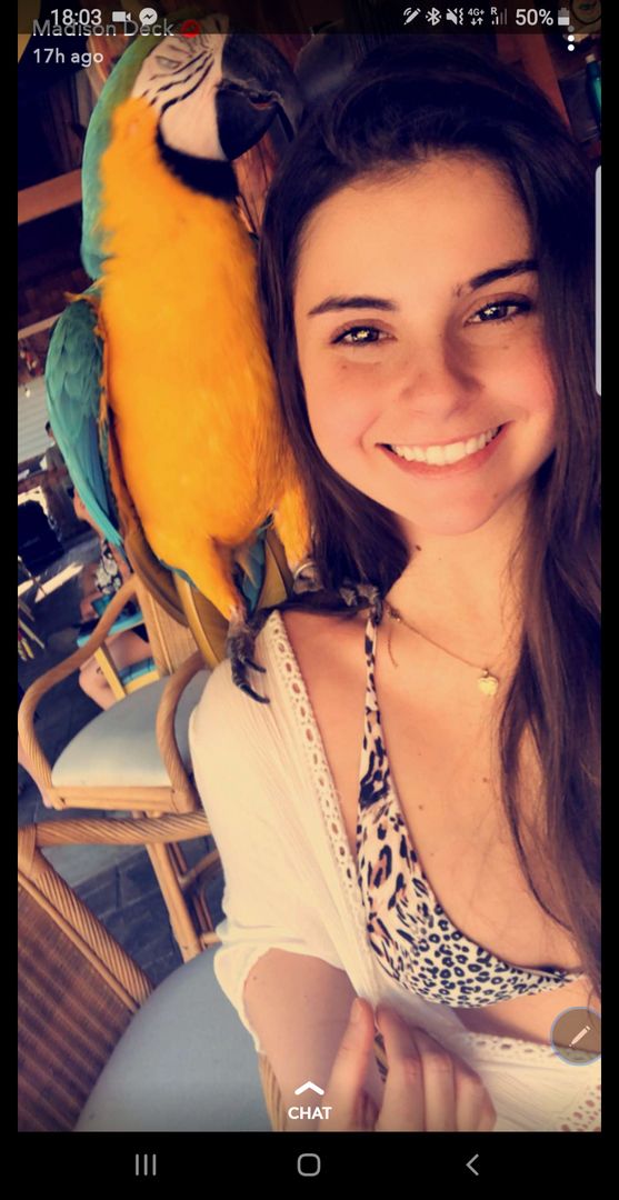 A little breast from her Snapchat story today. | Scrolller