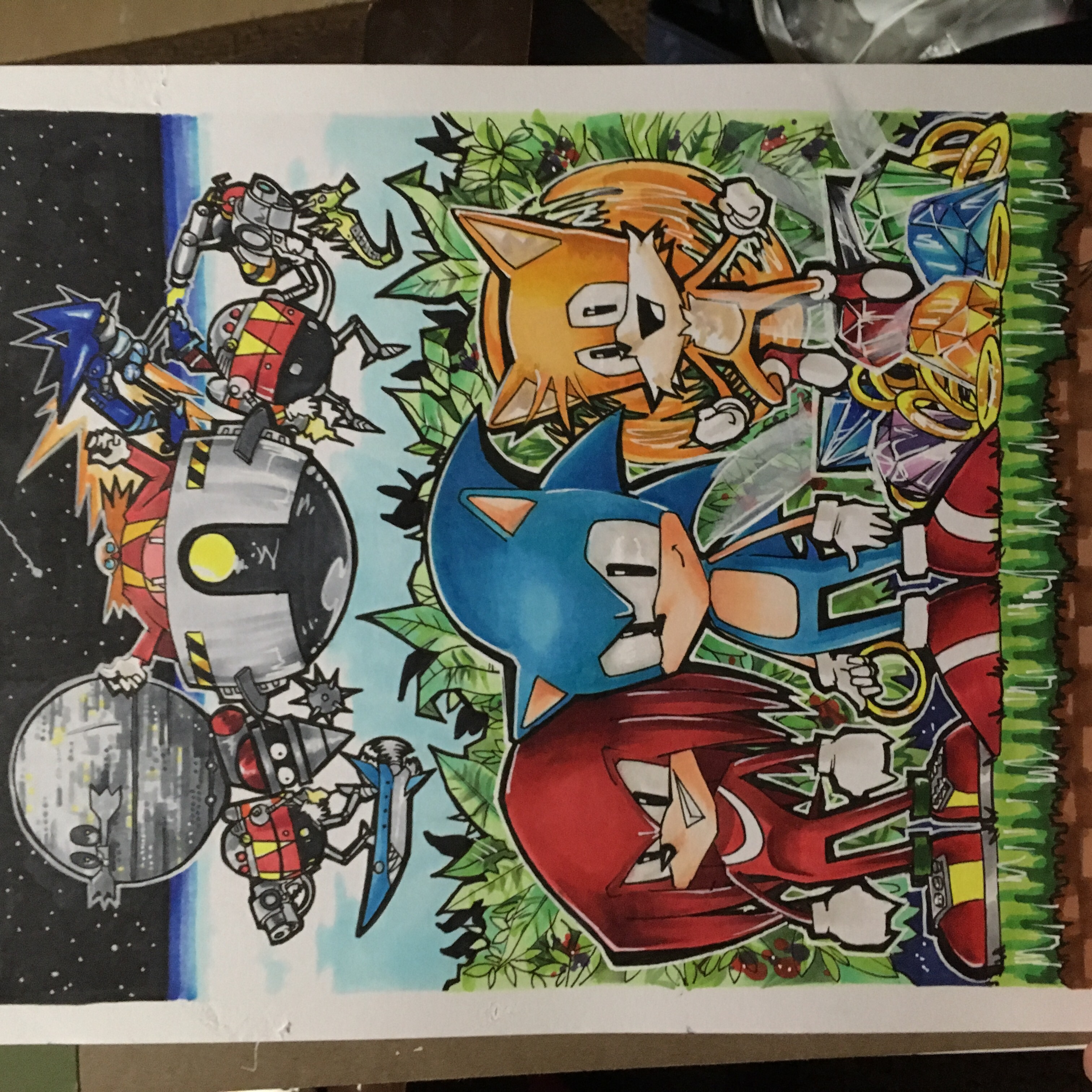 Discover more like Sonic: A little sonic 3 and knuckles tribute I just finished and Related ...