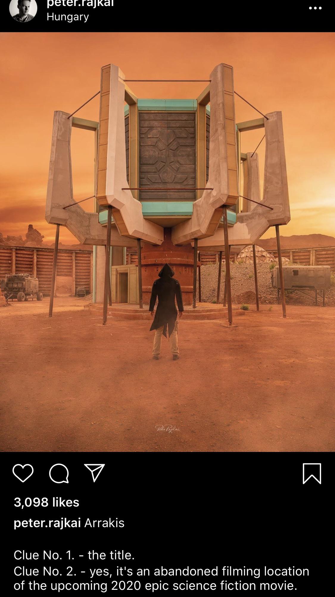 a look at one of the sets in “DUNE” | Scrolller