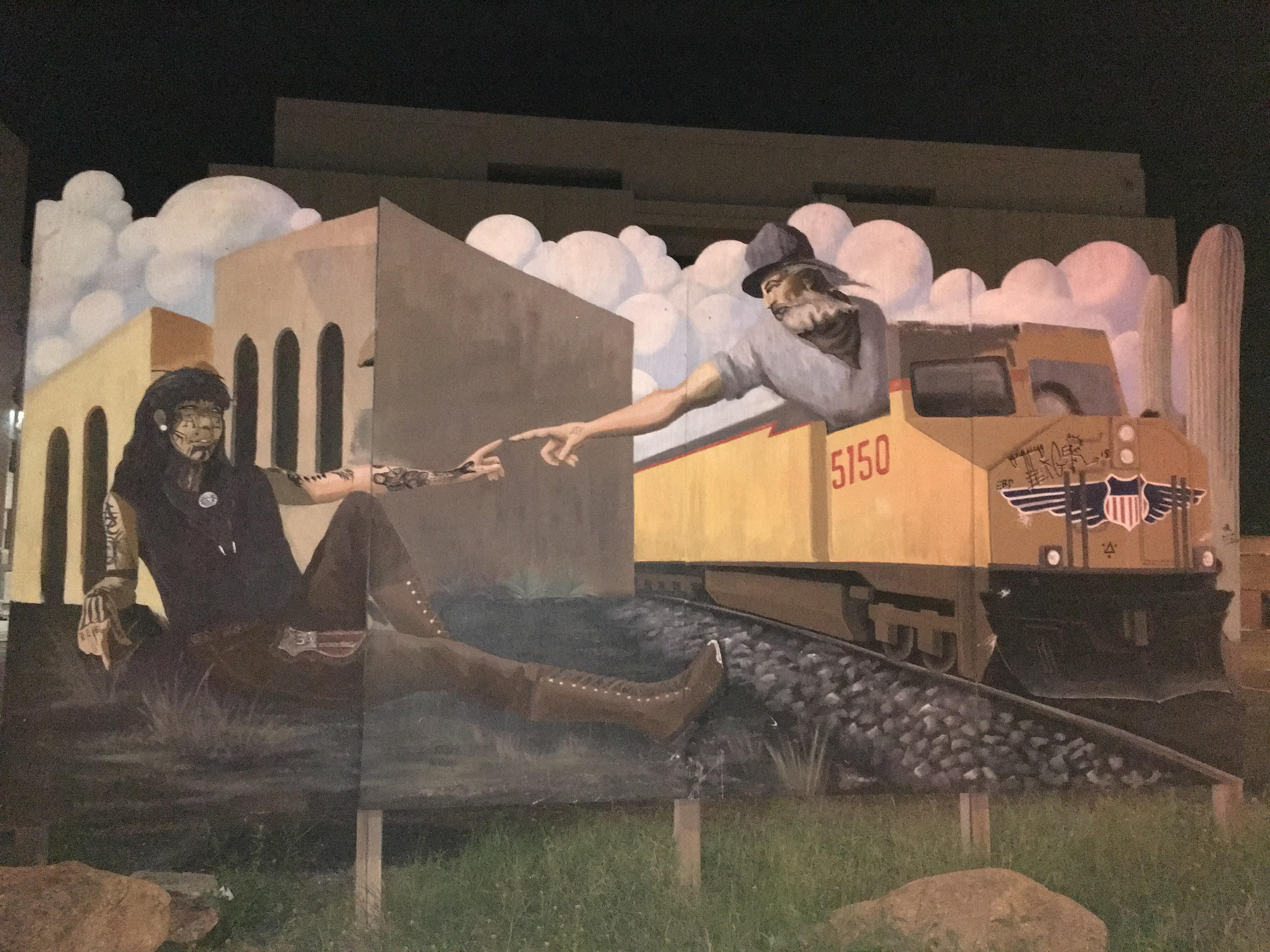 A mural in downtown Tucson AZ | Scrolller