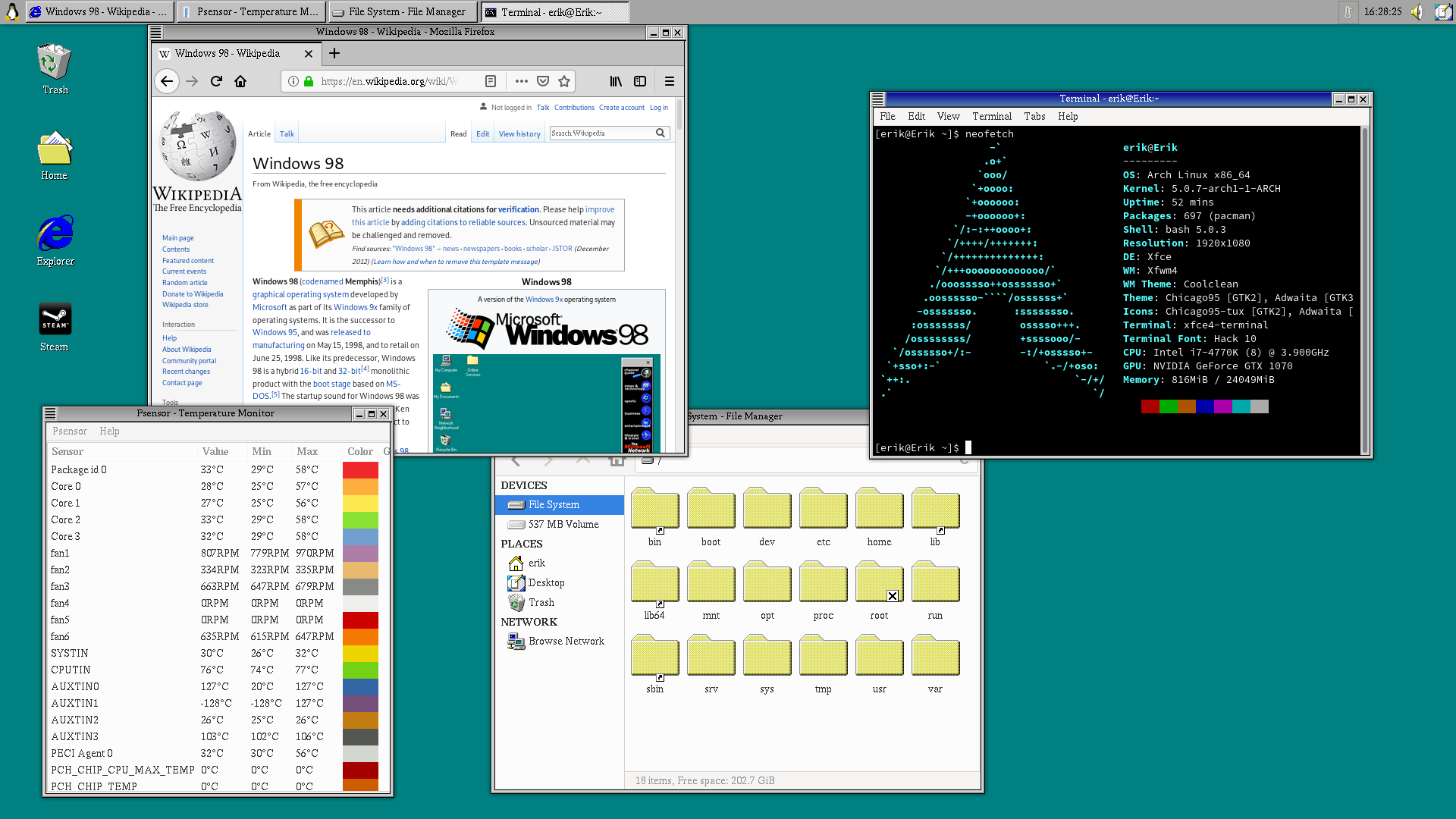 A new and modern operating system, with a 90's theme. What do you think? | Scrolller