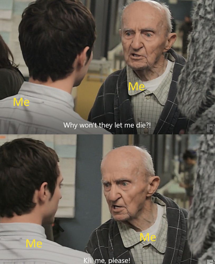 A normal conversation between different parts of my own brain | Scrolller