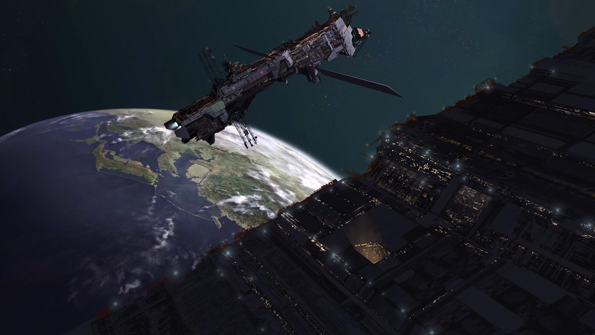 A Normal Space Station In 2095. [1920x1080] | Scrolller