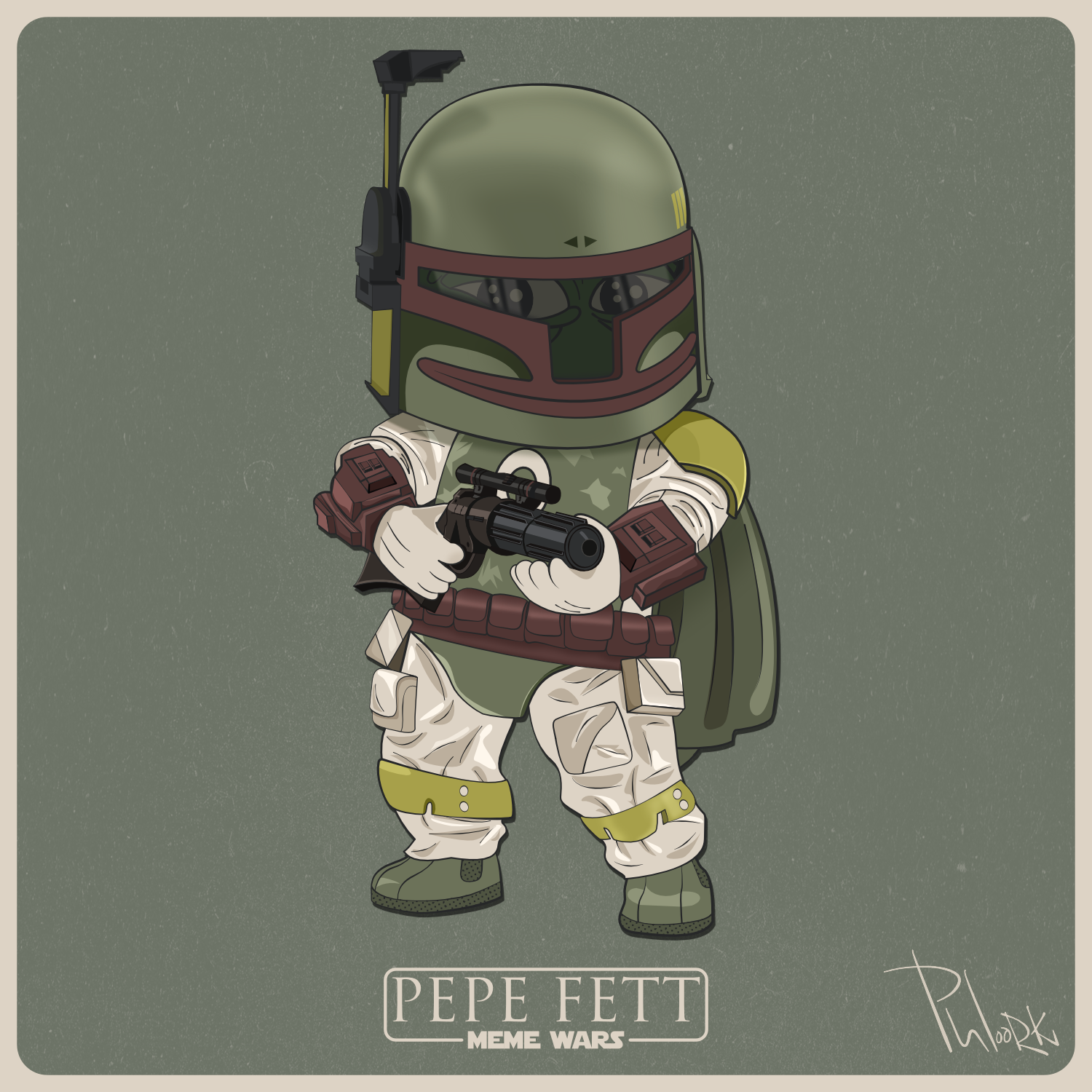 A Pepe / Boba Fett mashup | Scrolller