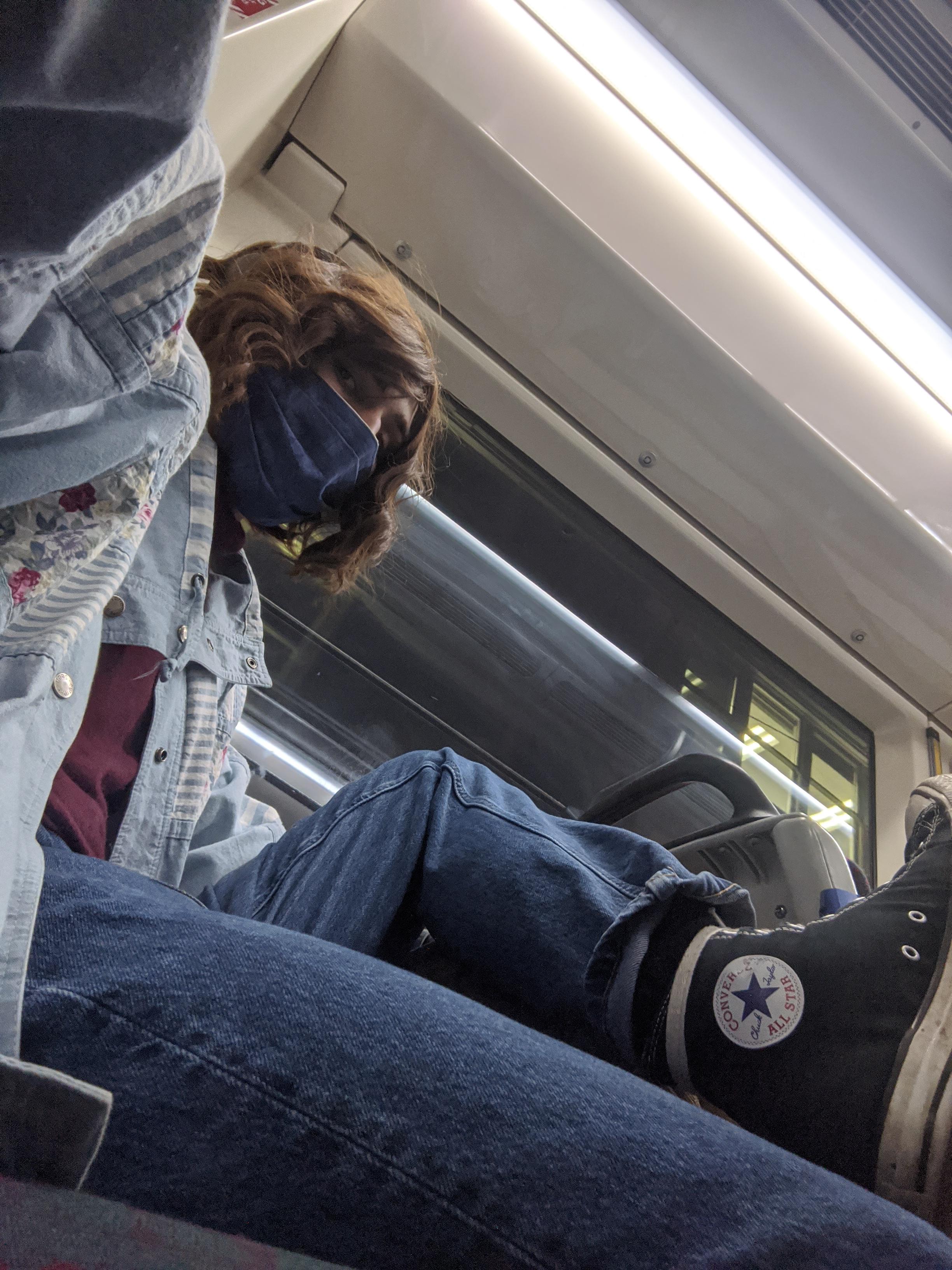 A poofy wig and a facemask evaporated my dysphoria | Scrolller