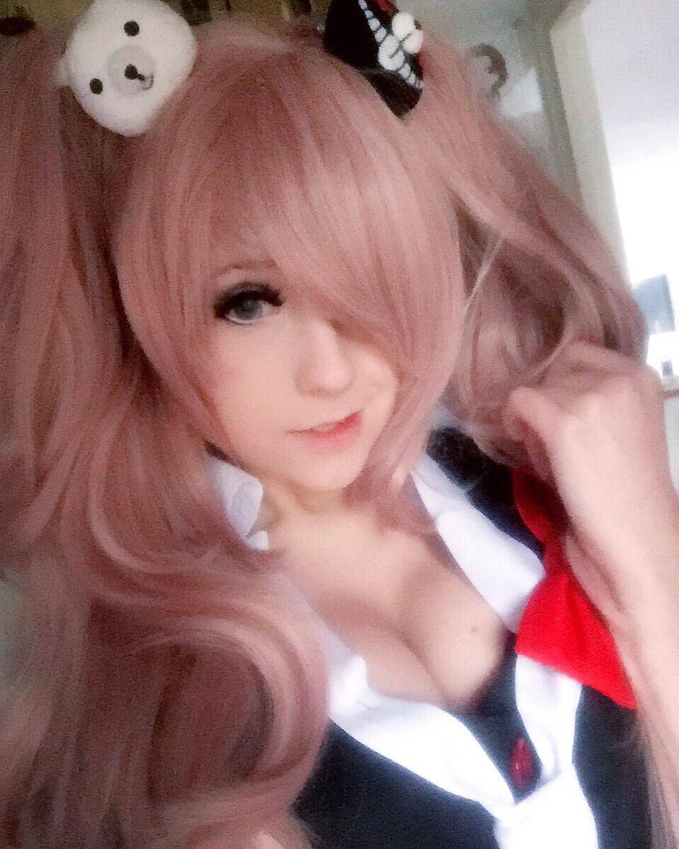 A pre-con Junko Enoshima selfie - Megumi Koneko =^-^= | Scrolller