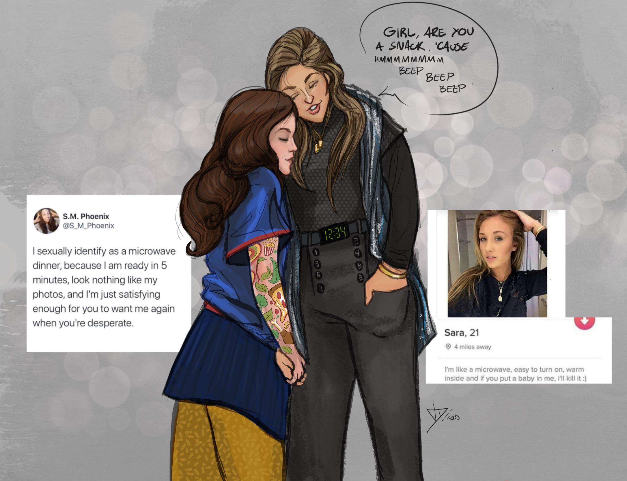 A snack and her microwave | Scrolller