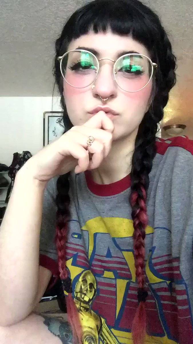 A tricky one: Turn cute nerdy goth into topless big titty goth gf? | Scrolller