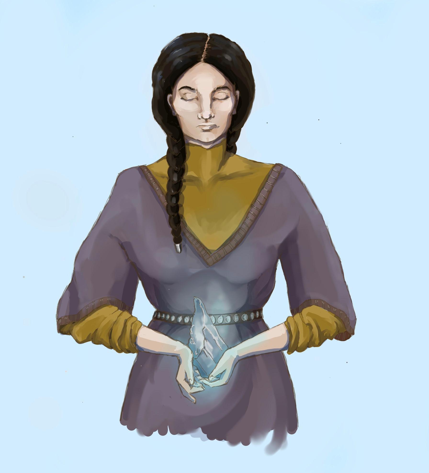 A wizard and her arcane focus | Scrolller