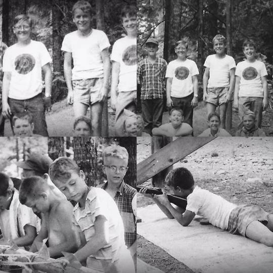 A young Ted Bundy with fellow Boy Scouts | Scrolller