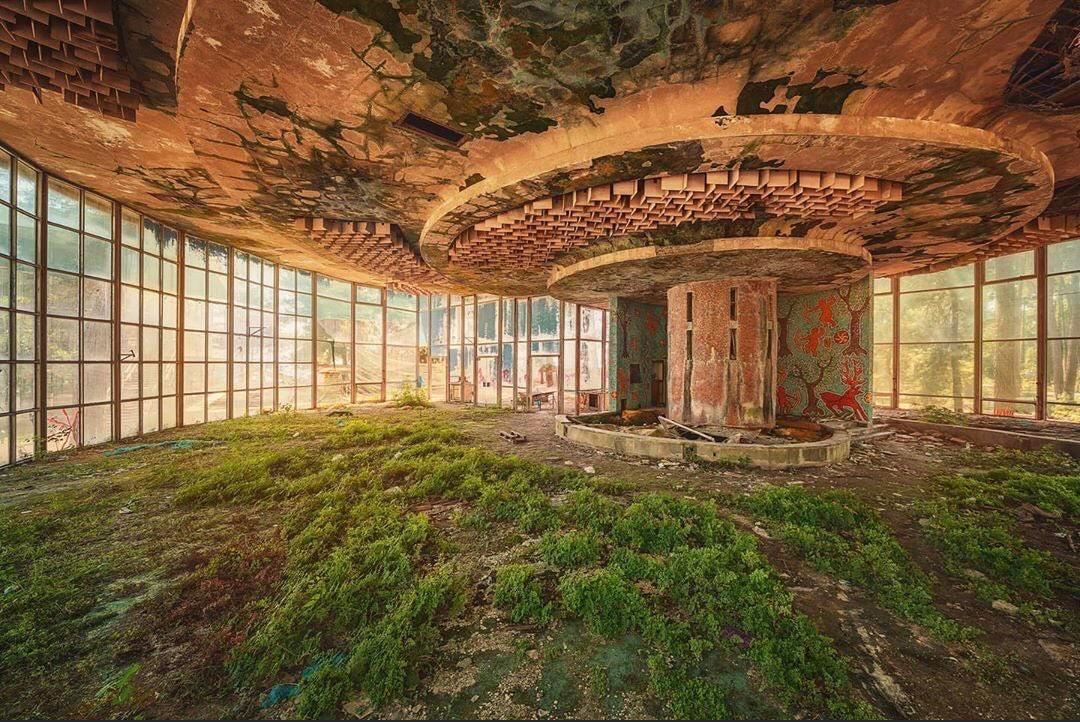 Abandoned place reclaimed by nature. | Scrolller