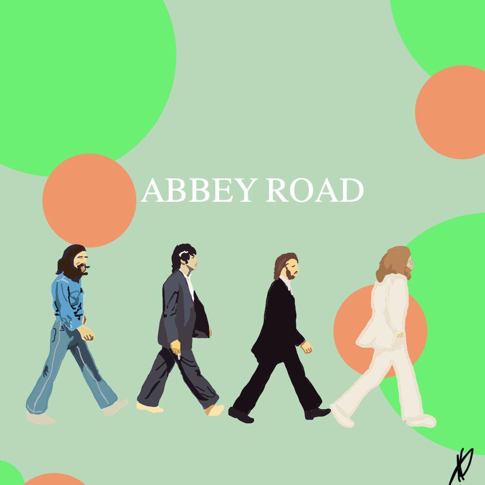Abbey road digital art I made. Hope you liked it, comment other things I should do Beatles ...