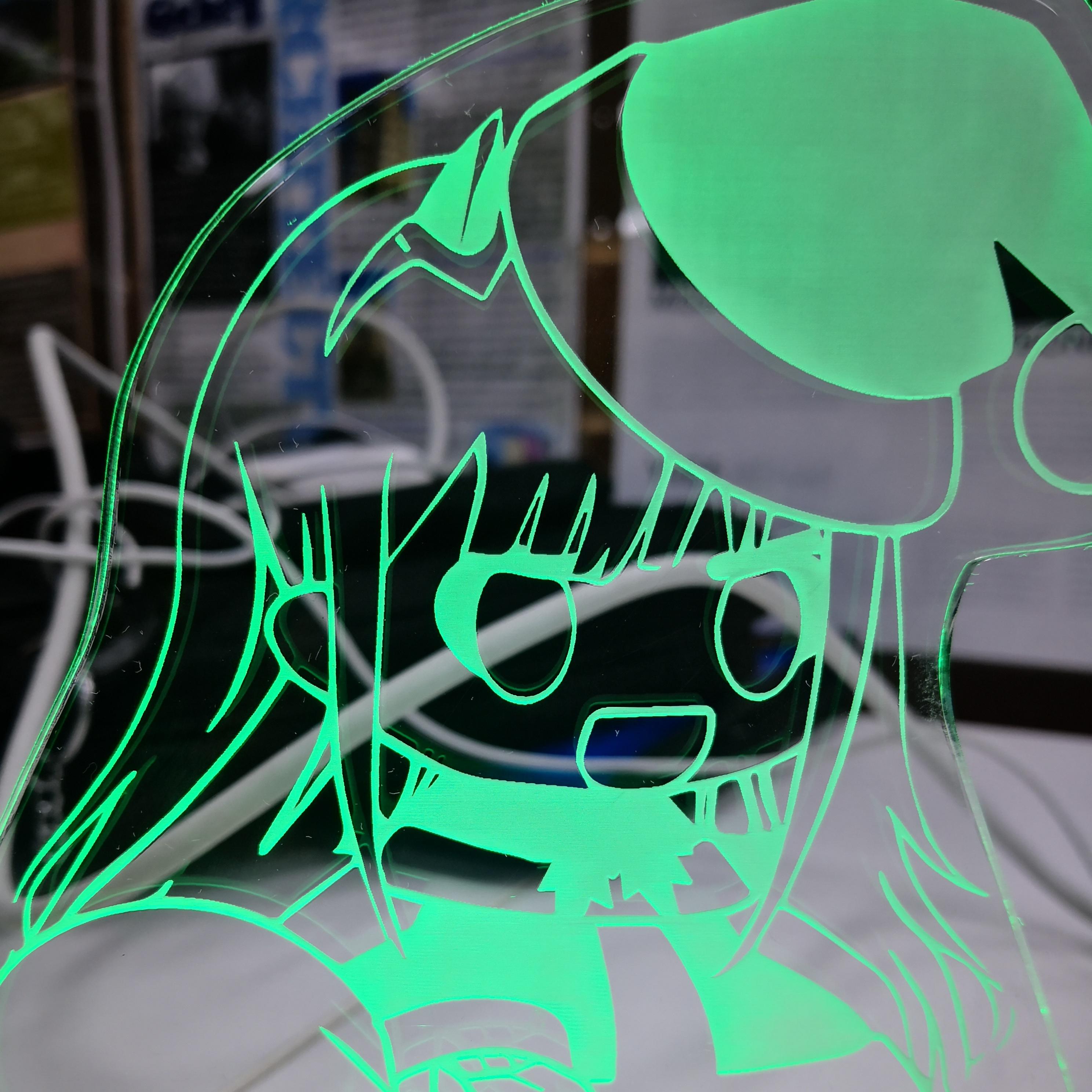 Acrylic Padoru is Lit | Scrolller