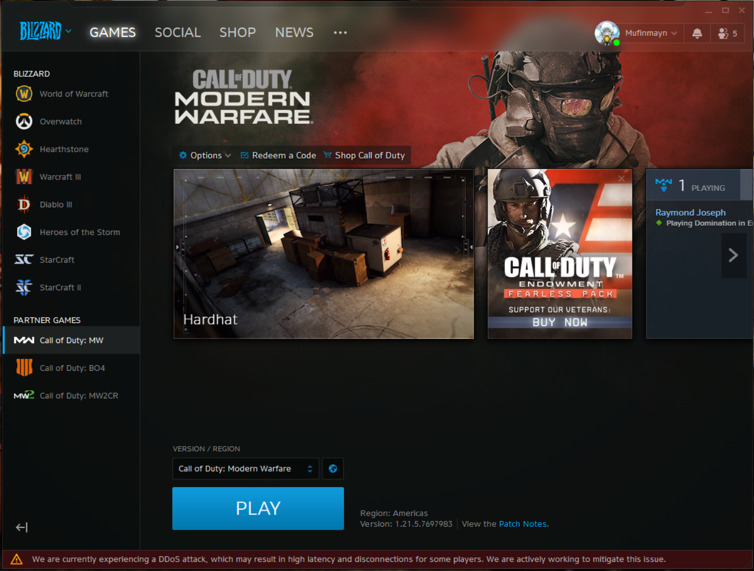Activision/Blizzard is currently facing a DDoS attack. Be safe out there gamers. | Scrolller