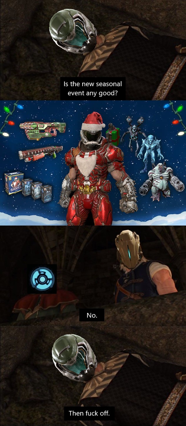 Actual footage of Hayden trying to wake Doomguy on Mars before the invasion began | Scrolller