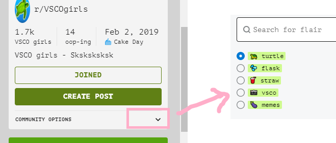 Add a flair to your username | Scrolller