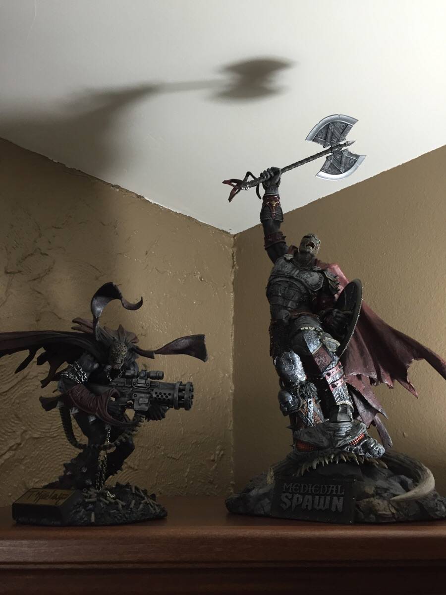 Added Medieval Spawn to my statue collection | Scrolller
