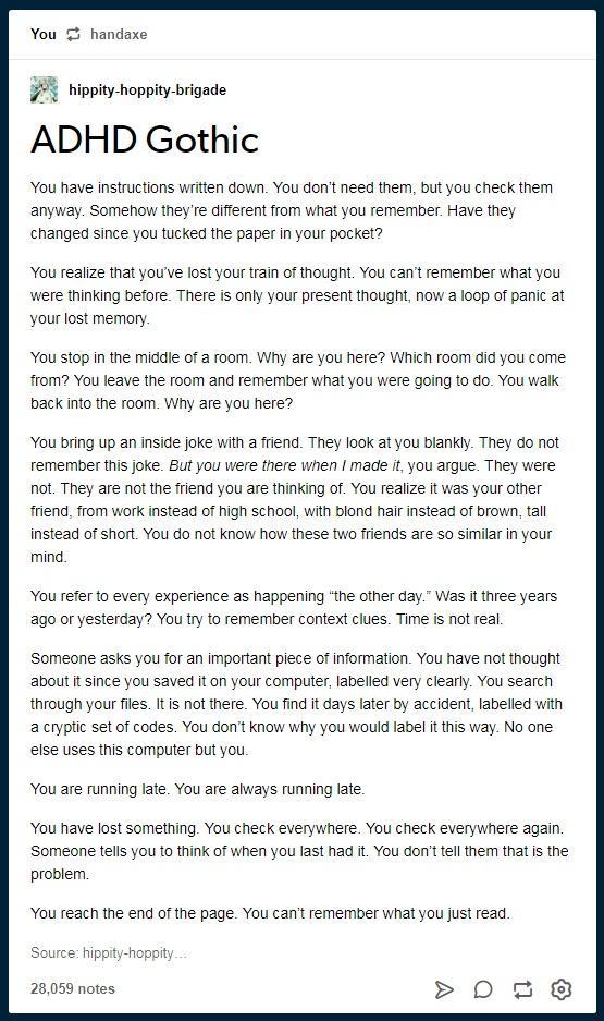 ADHD gothic | Scrolller