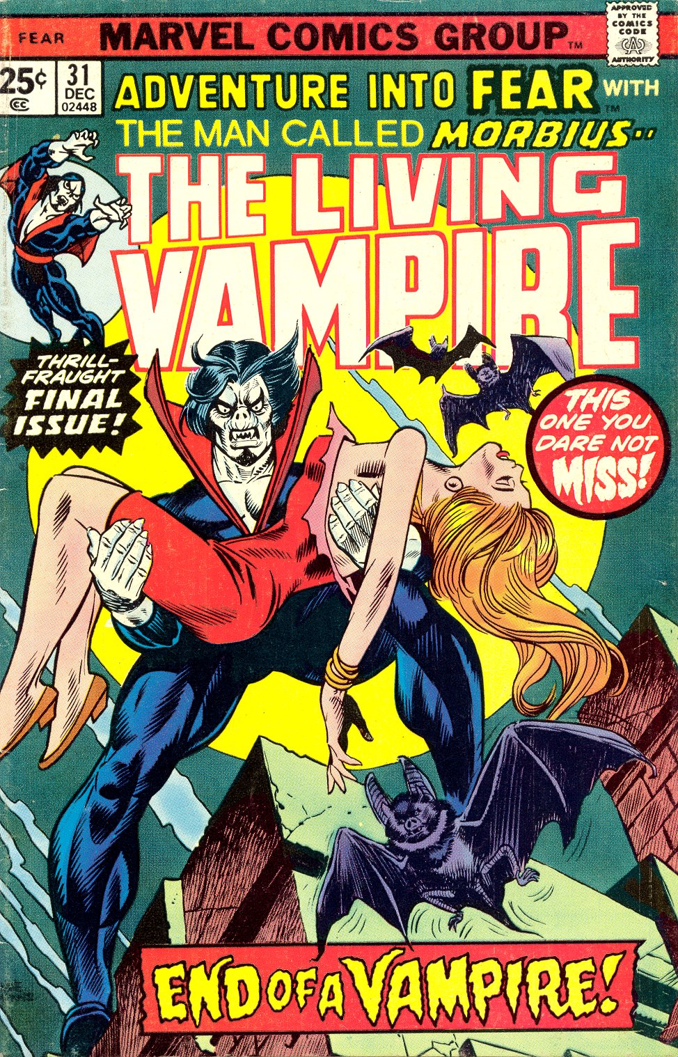 Adventure into Fear #31 (feat. Morbius) | Scrolller