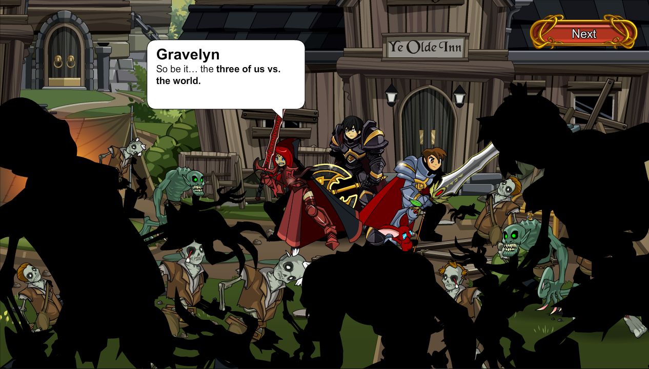 Adventure Quest Worlds Zombies. Personally one of the best aqw Quest Line I've ever played ...