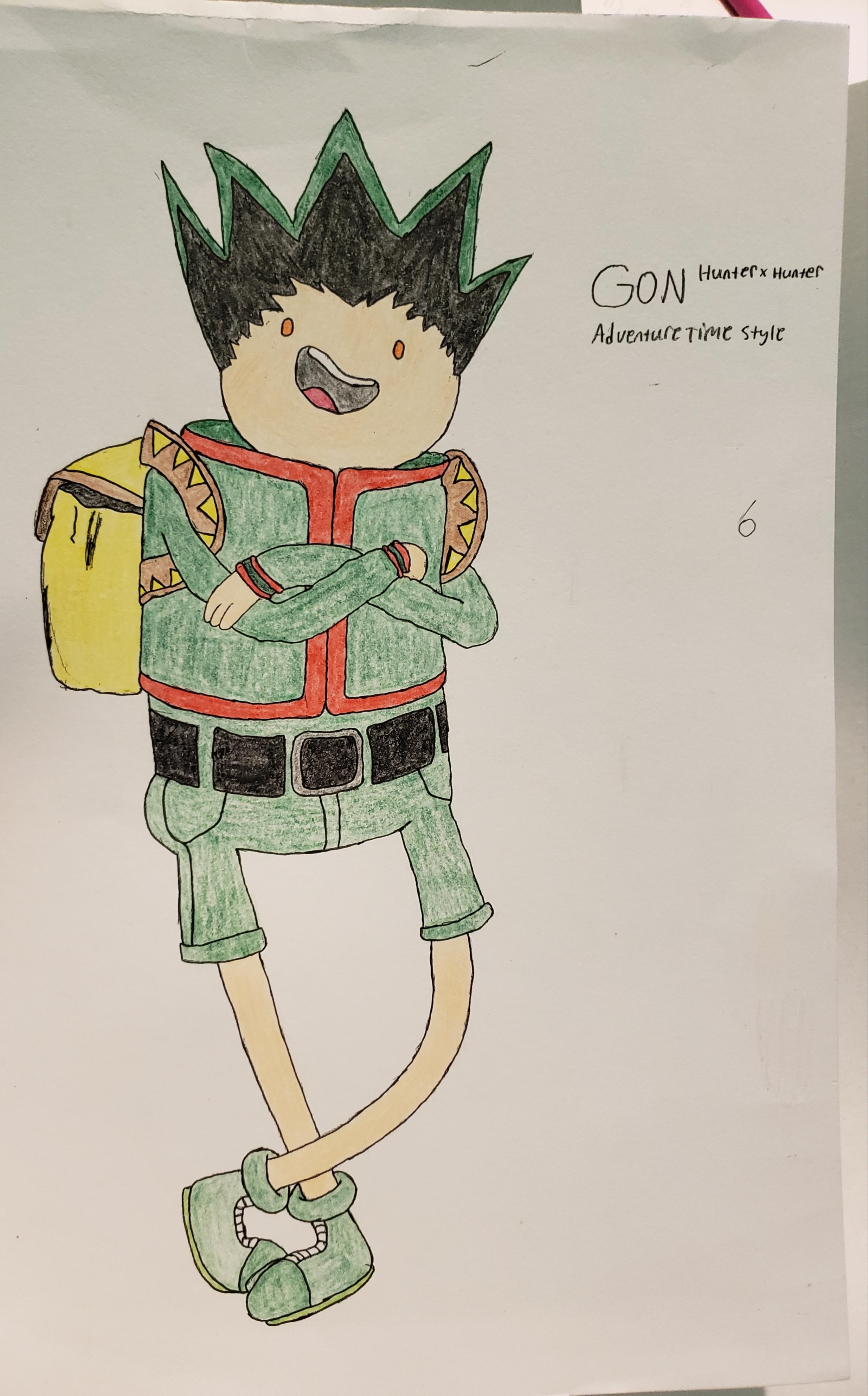 Adventure Time style Gon! | Scrolller