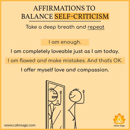 Affirmations To Balance Self-Criticism | Scrolller