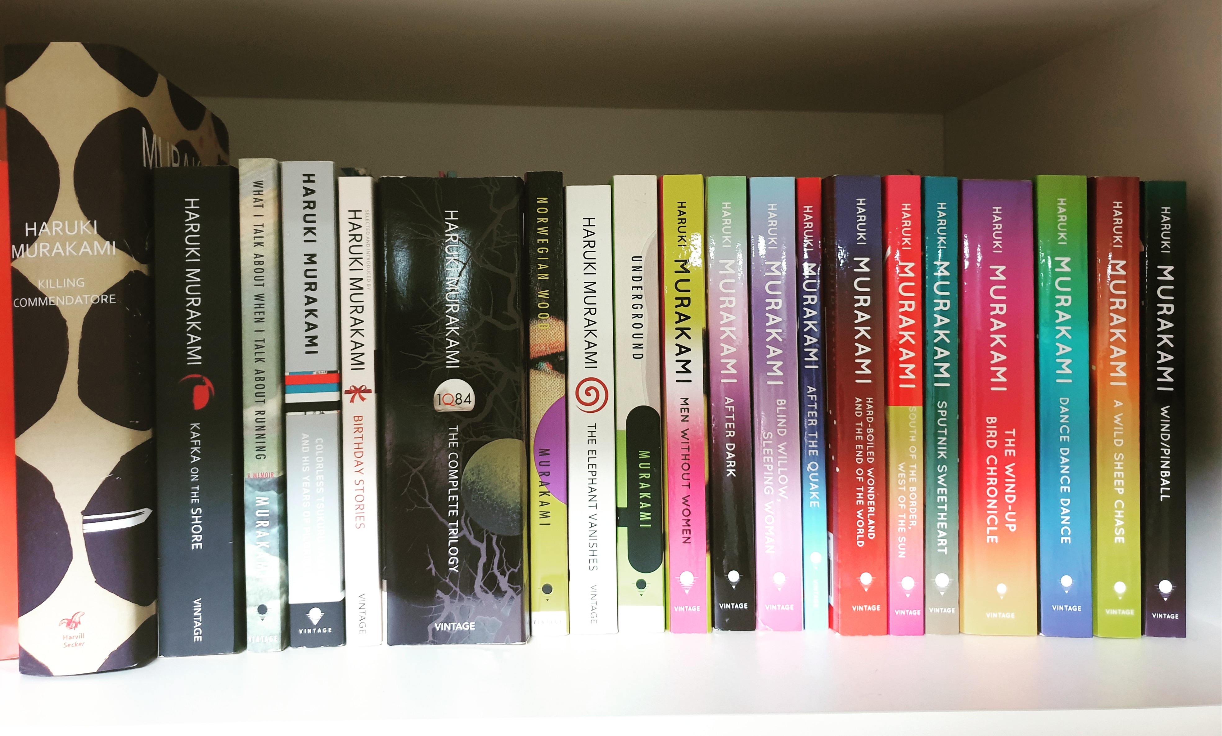 My Murakami shelf...the collection is complete | Scrolller
