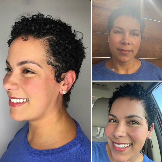 After 30 years of relaxers, I did the big chop AND went natural! Loving my curls! | Scrolller