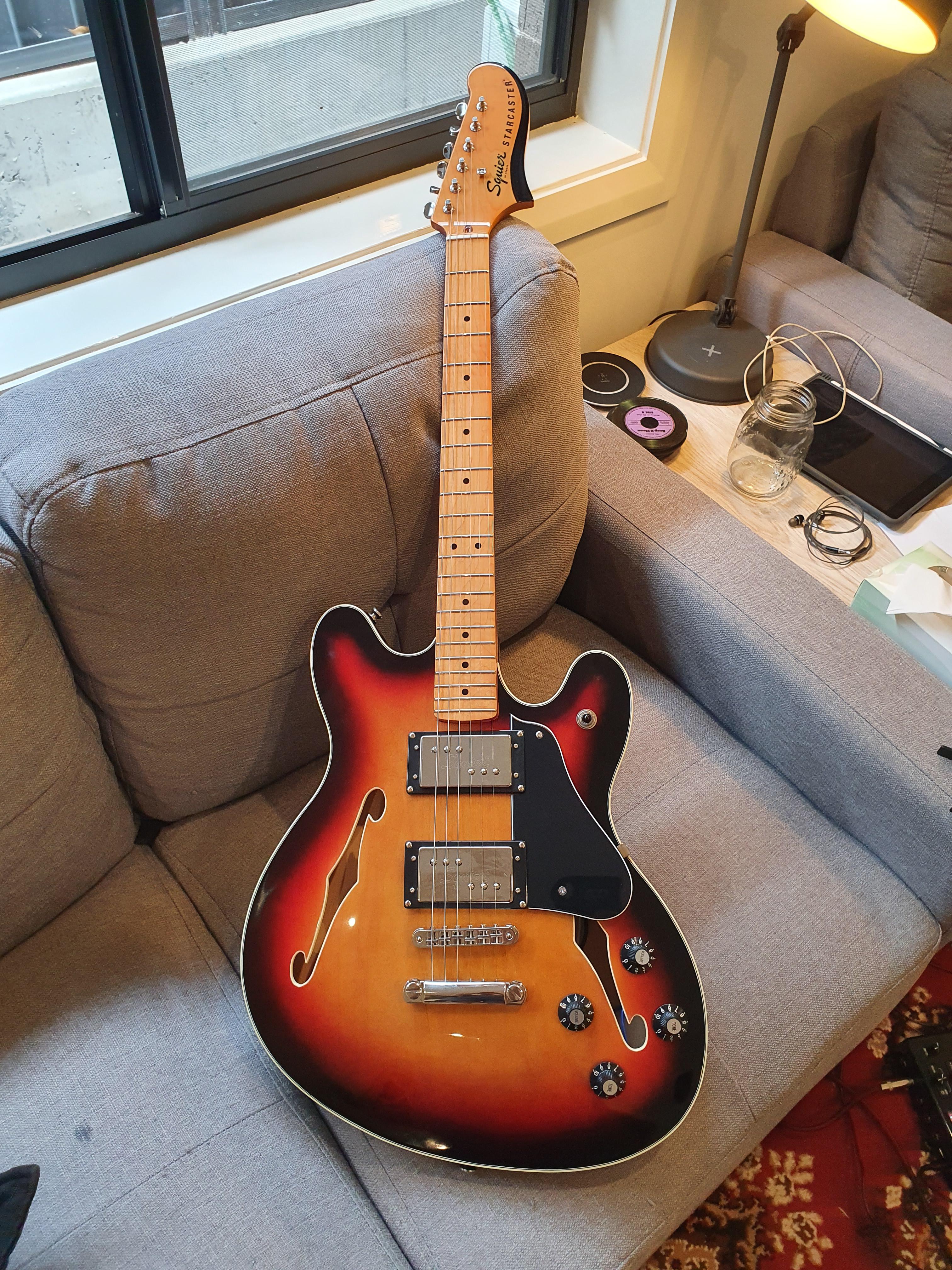 After lurking for over a year I'm now a proud owner of my own offset, a Squier Classic Vibe ...
