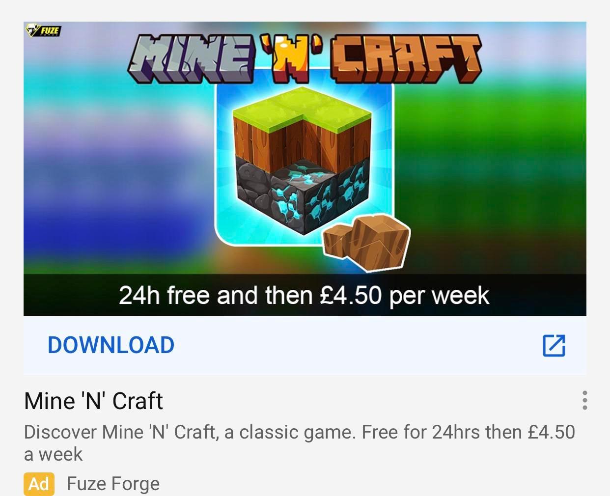 ah yes Mine ‘n’ Craft, with our favourite character “Stove” | Scrolller