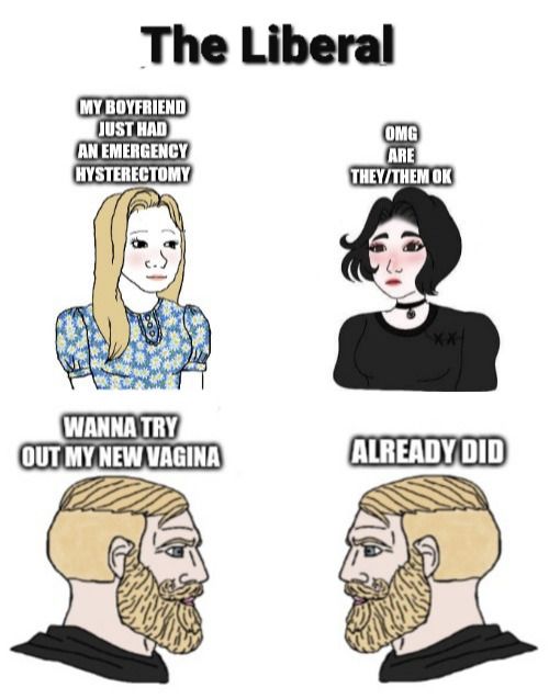 Ah yes. The typical Liberal. | Scrolller